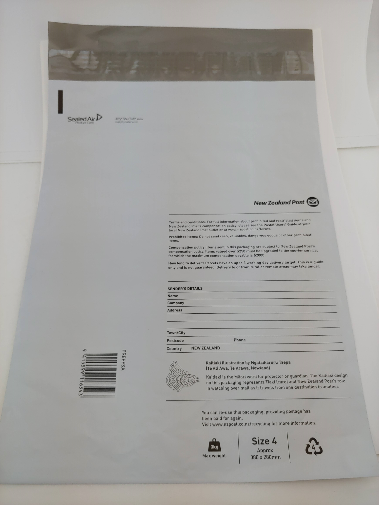 NZ Post Bags Courier Laserlinx